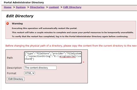Portal Contents Folder Not Displaying After Upgrad Esri Community