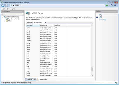 Iis Adding Font Familiy Support Add Mime Type Vntweb Cms Website