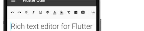 Horizontal Scrollable Toolbar Of Flutter Quill Package Stack Overflow