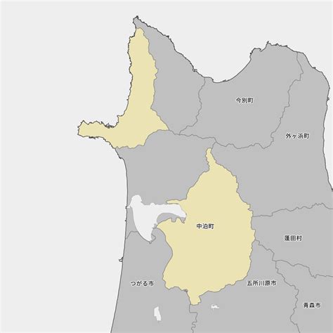 青森県北津軽郡中泊町の地図 Map It マップイット