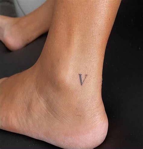 V Letter Tattoo Designs 20 Trending Options In 2023 Tattoo Lettering