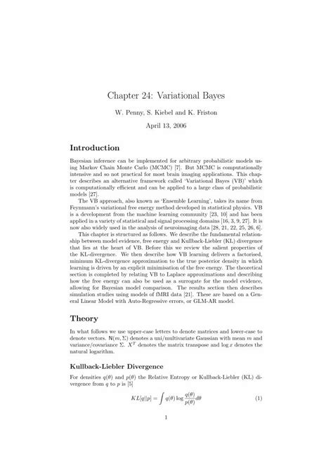 pdf chapter 24 variational bayes university college london