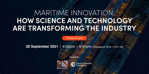 Maritime Innovation How Science And Technology Are Transforming The Industry Sginnovate