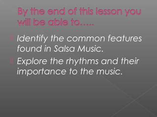 The Rhythm Of Salsa PPT