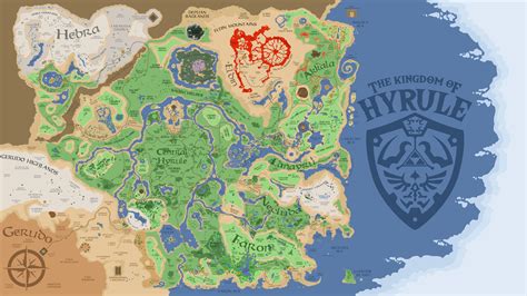 Great Fairy Locations Botw Map World Map Atlas