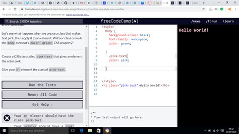 I Am Unable To Prioritize One Style Over Another Html Css The