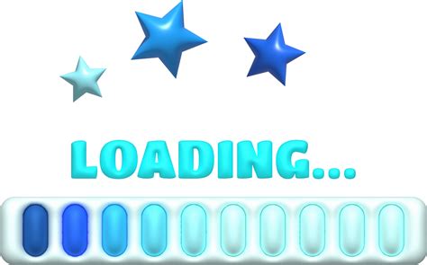 loading bar and progress visualization loading status collection web design elements 3d
