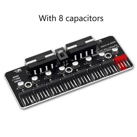 PWM Fan Hub Computer CPU Fan Extender Big Pin Interface Alexnld Com