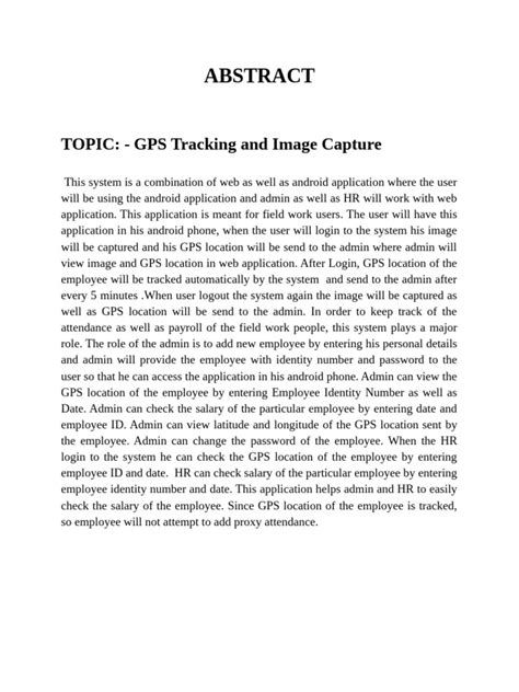 Automated Payroll With Gps Tracking And Image Capture 1 Pdf Password Mobile App