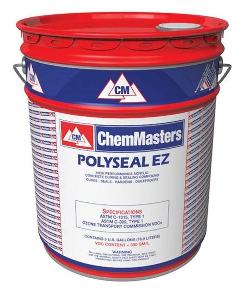 Polyseal Ez Concrete Cure And Sealant Compound — Metropolitan Materials