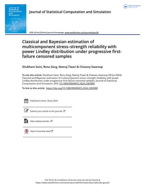 10 Classical And Bayesian Estimation Of Multicomponent Stress