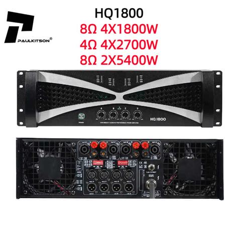 Class Td Amplifier 1000 Watts Professional Power Audio