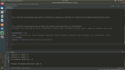 ejercicios con listas en python youtube
