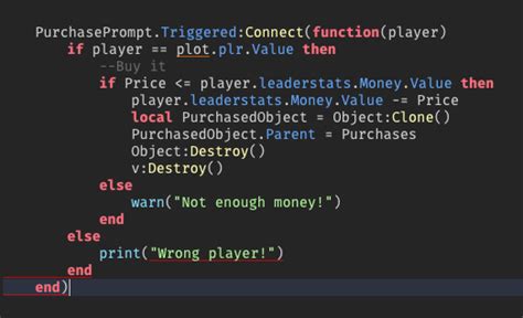 Tycoon Make It So Only The Owner Can Buy Button Help Scripting Support Developer Forum