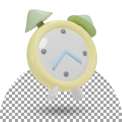 Premium Psd Clock 3d Render