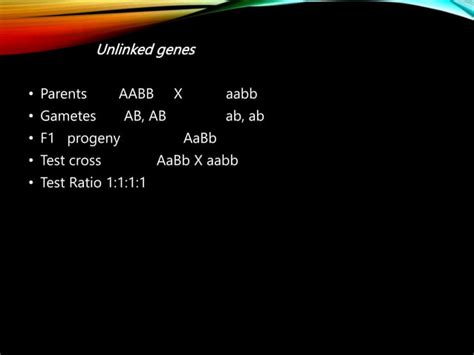Linkage And Recombinationppt Genetics Science