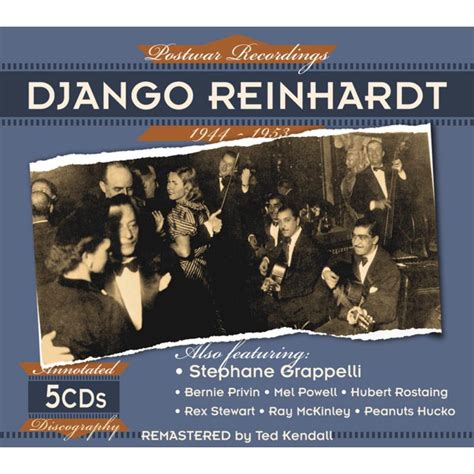 Django Reinhardt Postwar Recordings 1944 1953 Proper Music