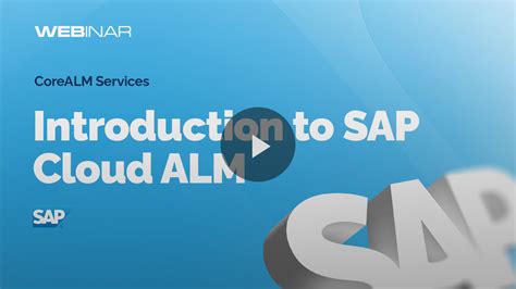 SAP Cloud ALM CoreALM
