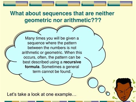 ppt 7 3 and 7 4 recursion formulas and creating rules to define sequences powerpoint presentation