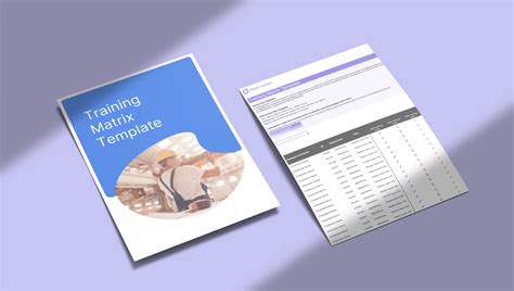 Training Matrix Template Free Downloadable Resource