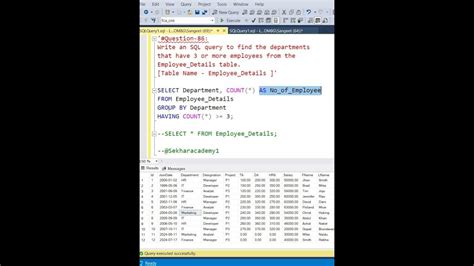 Sql Interview Question 86 Sql Mysql Oracle Interview Shorts