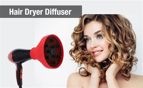 Curly Hair Diffuser Universal Collapsible Hair Dryer Attachment For Natural Thick Hair Black