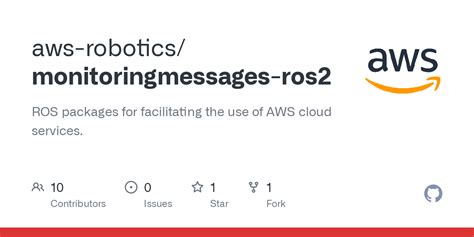 Github Aws Robotics Monitoringmessages Ros Ros Packages For Facilitating The Use Of Aws