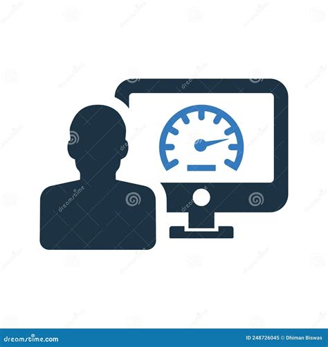 Tester Dashboard Speedometer Icon Simple Editable Vector Design Isolated On A White