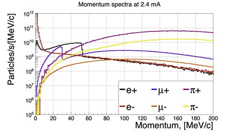 Momentum Spectra Of Positive And Negative Particles Registered At The