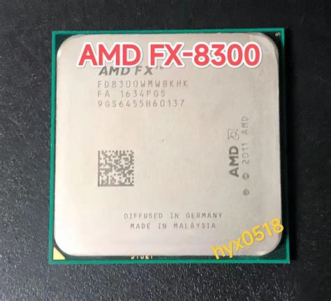 AMD FX-8300 3.3 GHz Eight-Core 8M FD8300WMW8KHK Processor Socket AM3 ...