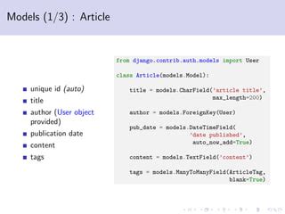 Django Workshop Let S Make A Blog Ppt