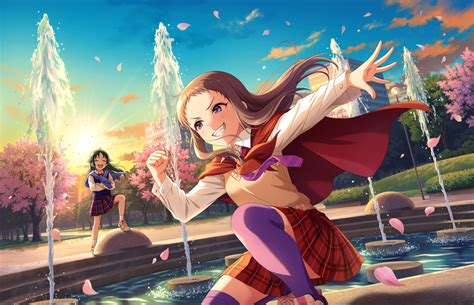 Safebooru Brown Hair Dress Idolmaster Cinderella Girls Starlight