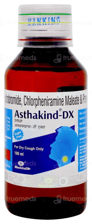 Asthakind Dx Sugar Free Syrup Uses Side Effects Price And Substitutes