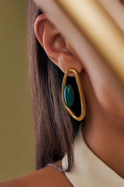 Anel Com Pedra Natural Joias Únicas Para Seu Estilo Aimer Joias