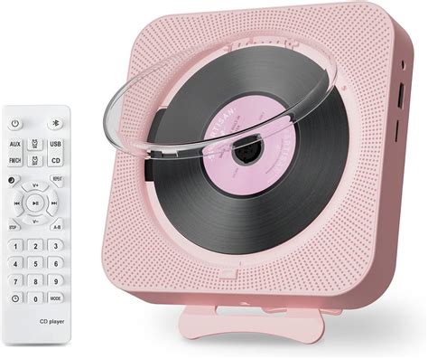 Micocious Portable Cd Player With Bluetooth Desktop Cd Player For Home Wall Mounted
