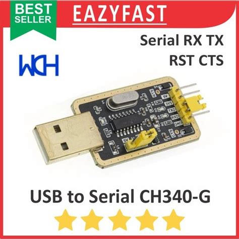 usb to serial module ttl converter ch340g ch340 ch 340 g gold uart rts