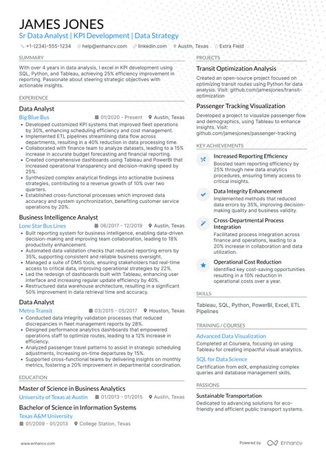 8 Database Analyst Resume Examples And Guide For 2025