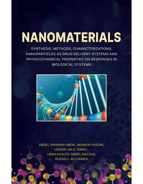 Nanomaterials Synthesis Methods Characterizations Nanoparticles As Drug Delivery Systems And