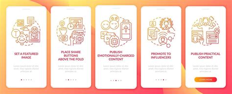 Create Engaging Content Tips Onboarding Mobile App Page Screen Emotional Content Walkthrough 5