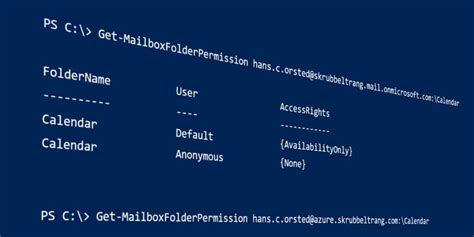 Get MailboxFolderPermission Easy365Manager