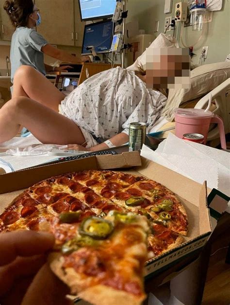 Bloke Slammed For Eating A Takeaway Pizza While His Wife Gives Birth