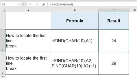 How To Locate The Line Break Excelnotes