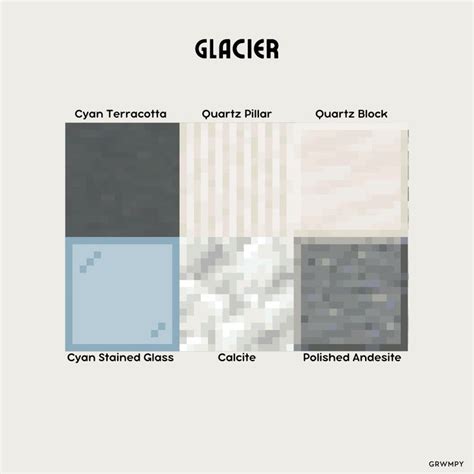 Minecraft Block Palettes Part 2 Minecraft Blocks Minecraft Houses Minecraft Create