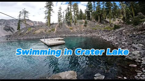 Swimming In Crater Lake Youtube