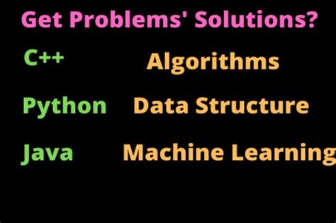 Assist You Solving Problem In Cpp Java And Python By Shahidniazi99