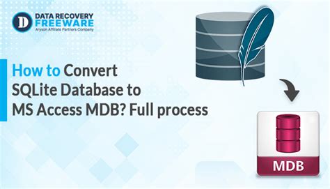How To Convert Sqlite Database To Ms Access Mdb Full Process