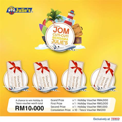 Win A Free Holiday With The Jom Cuti Cuti Bersama Julie S Contest Contests Events Malaysia