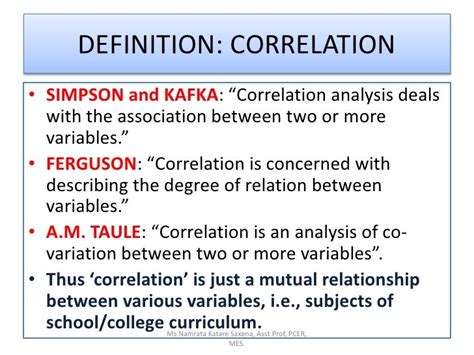 Correlation Of Subjects In School B Ed Notes