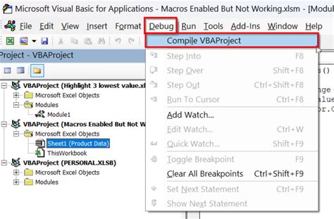 Fixed Macros Enabled But Not Working Probable Solutions Excel Insider