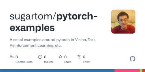 GitHub Sugartom Pytorch Examples A Set Of Examples Around Pytorch In
